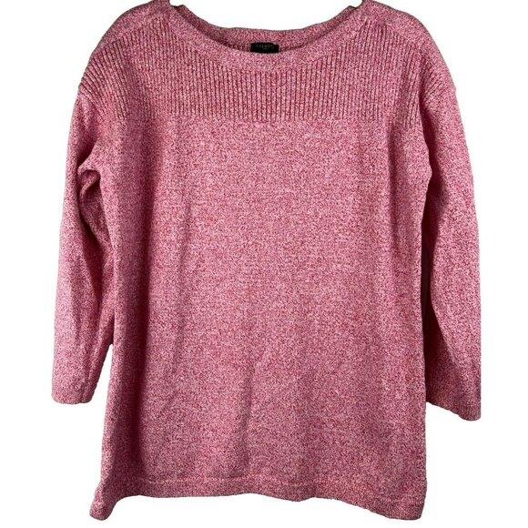 Talbots | Sweaters | Talbots Sweater Woman Plus Size X Red White Thick ...
